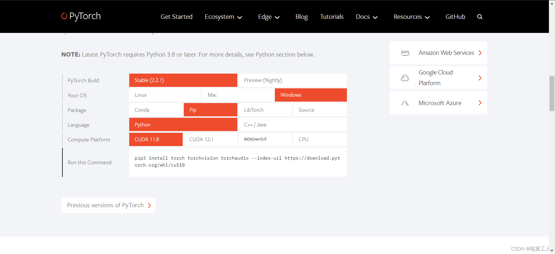 CUDA11.4安装pytorch，亲测有效！_pytorch cuda11.4-CSDN博客