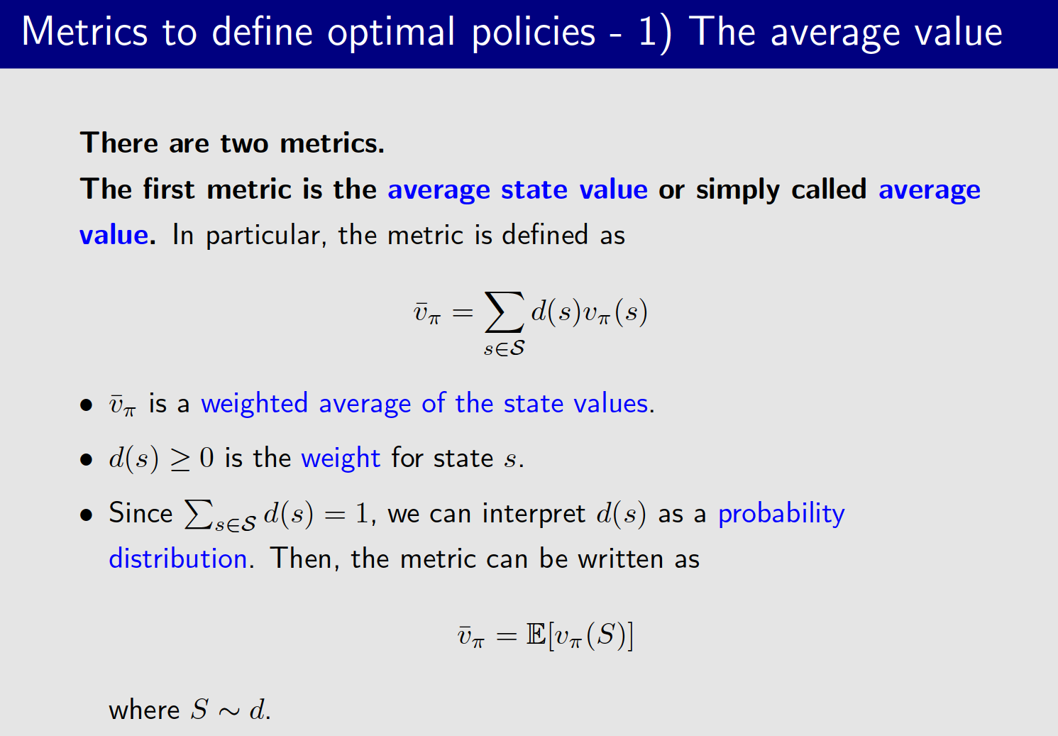 强化学习-赵世钰（九）：策略梯度方法（Policy Gradient Methods）【表格--＞函数(NN)】【REINFORCE algorithm＜--＞基于MC方法】-CSDN博客
