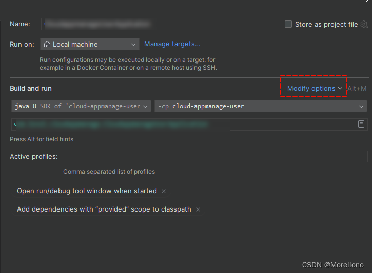IDEA2023版本项目启动配置没有Environment variables问题_idea2023的env配置-CSDN博客