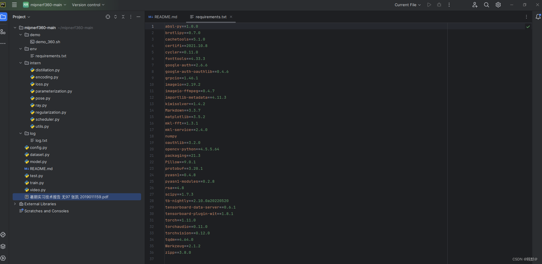 复现mipnerf360_mipnerf360 github-CSDN博客
