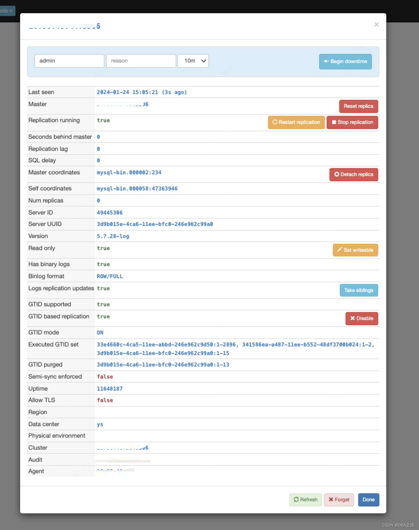 orchestrator介绍3.3 web界面的使用_orchestrator 探活入口在哪?-CSDN博客