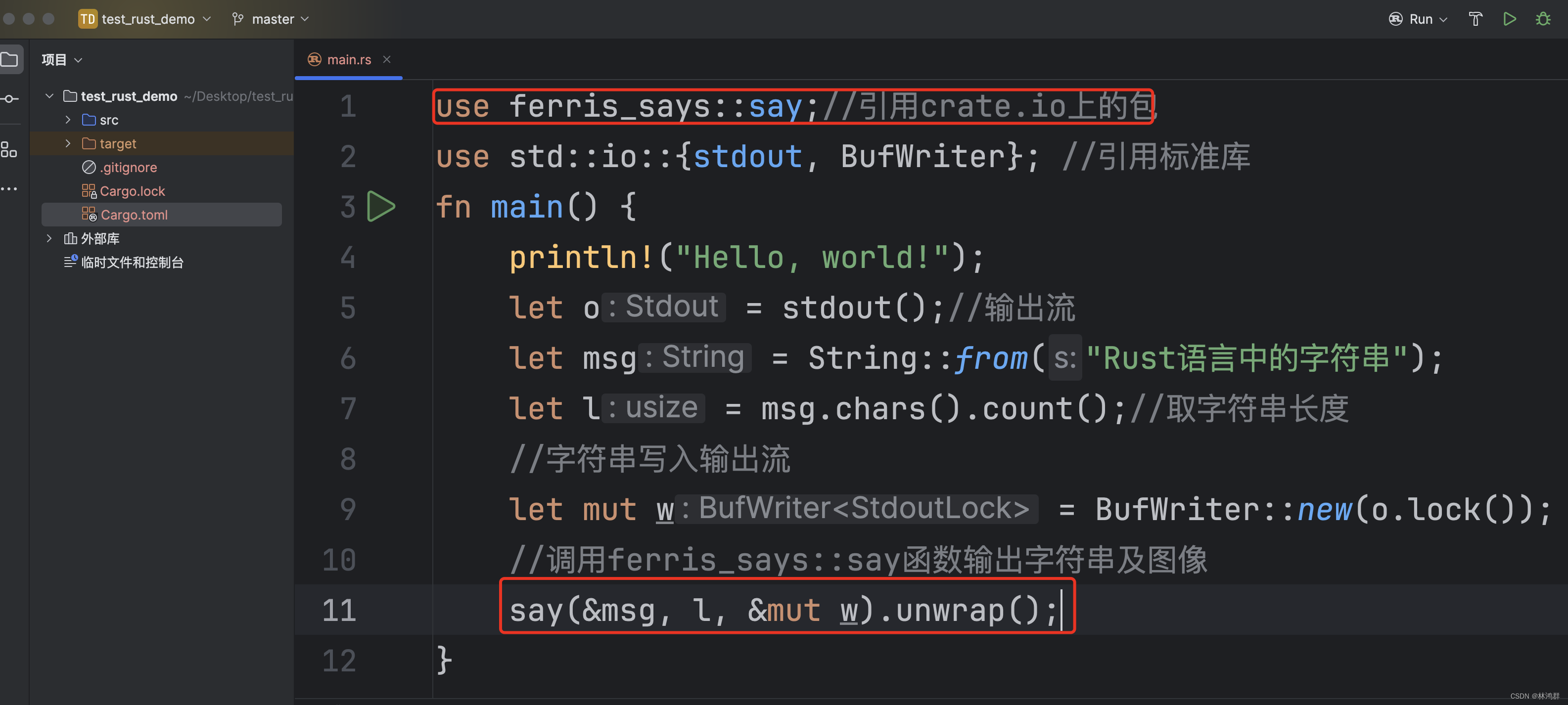 Rust工程构建工具cargo及代码编写工具rustrover使用 Rust Rover怎么使用cargo Csdn博客