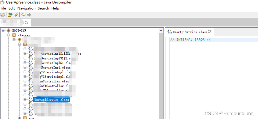 JD-GUI INTERNAL ERROR以及两个常用的Java反编译工具_jdgui internal error-CSDN博客