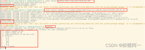 Python3离线安装pandas_pandas 离线安装包-CSDN博客