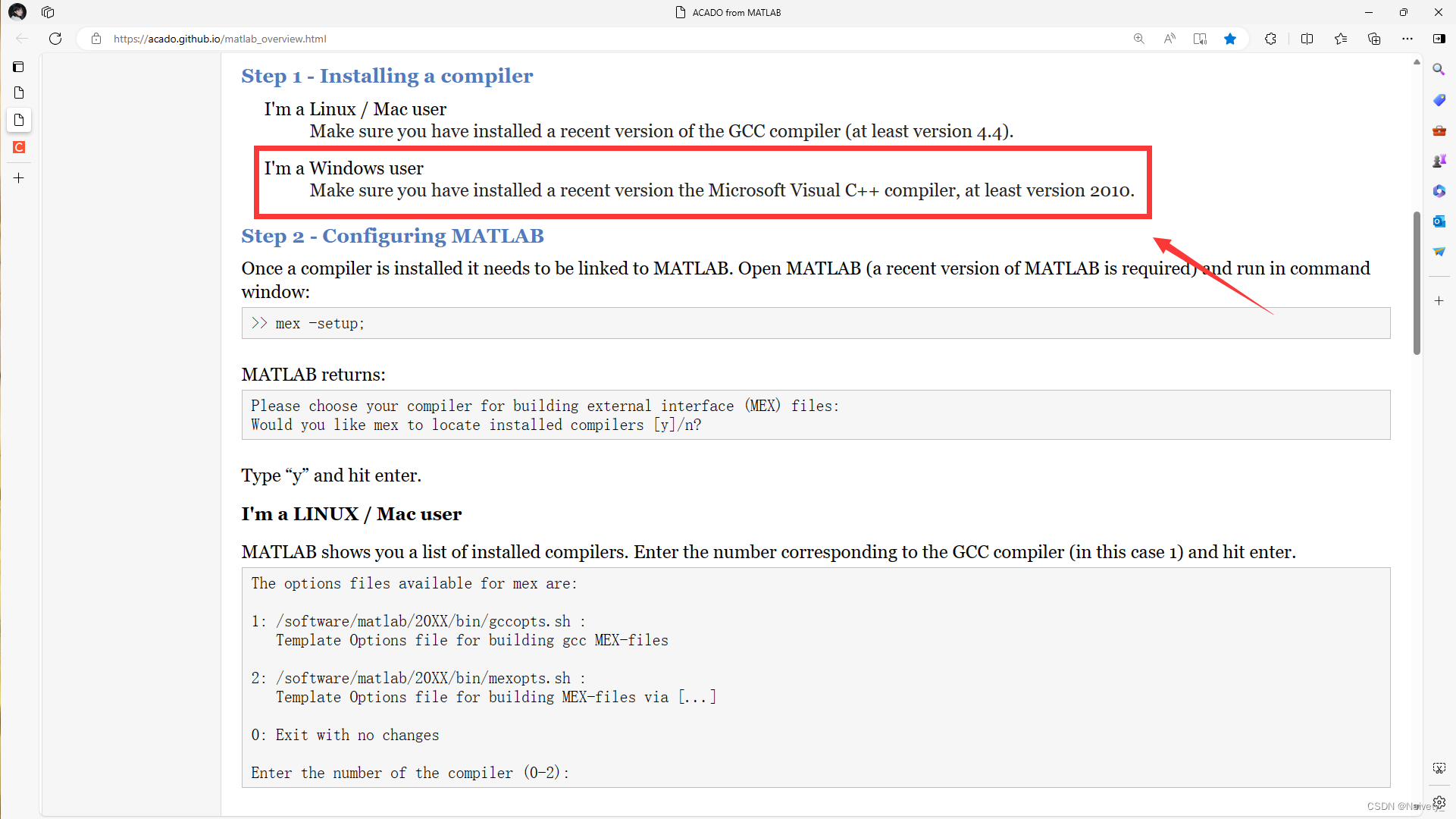 Windows系统Matlab R2019a安装ACADO Toolkit_matlab acado编译-CSDN博客