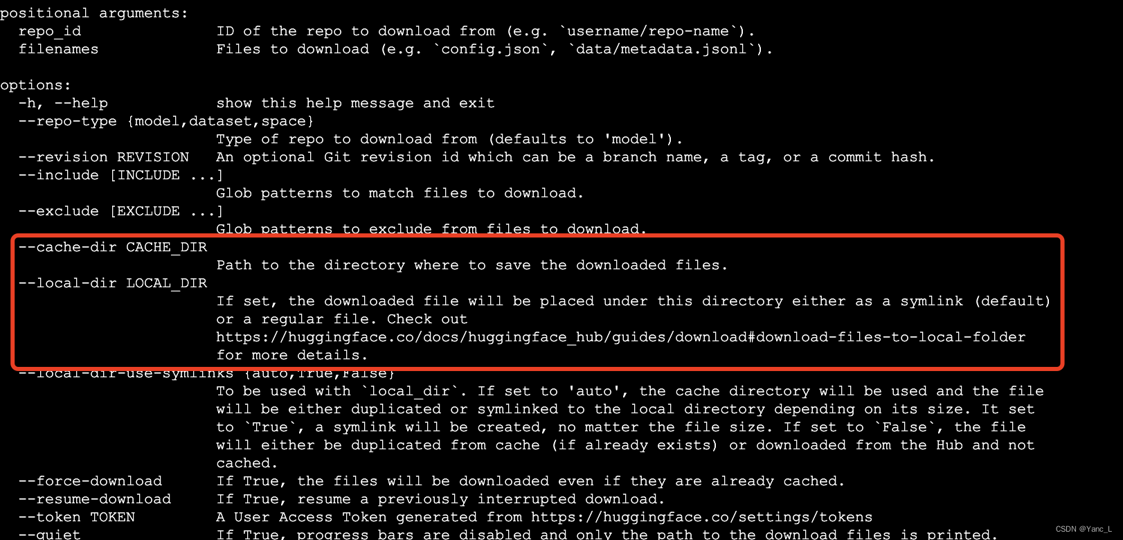 【bug解决】huggingface-cli下载模型到cache_huggingface-cli 不要缓存-CSDN博客