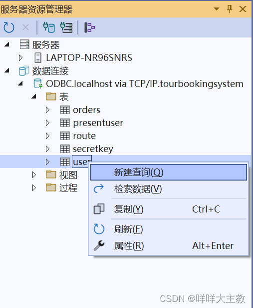 在VS2022上通过ODBC可视化管理MYSQL数据库表中的元素_vs 2022 dbml-CSDN博客