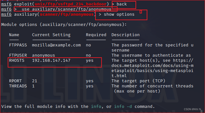 msfconsole基于FTP协议收集信息_msfconsole ftp-CSDN博客