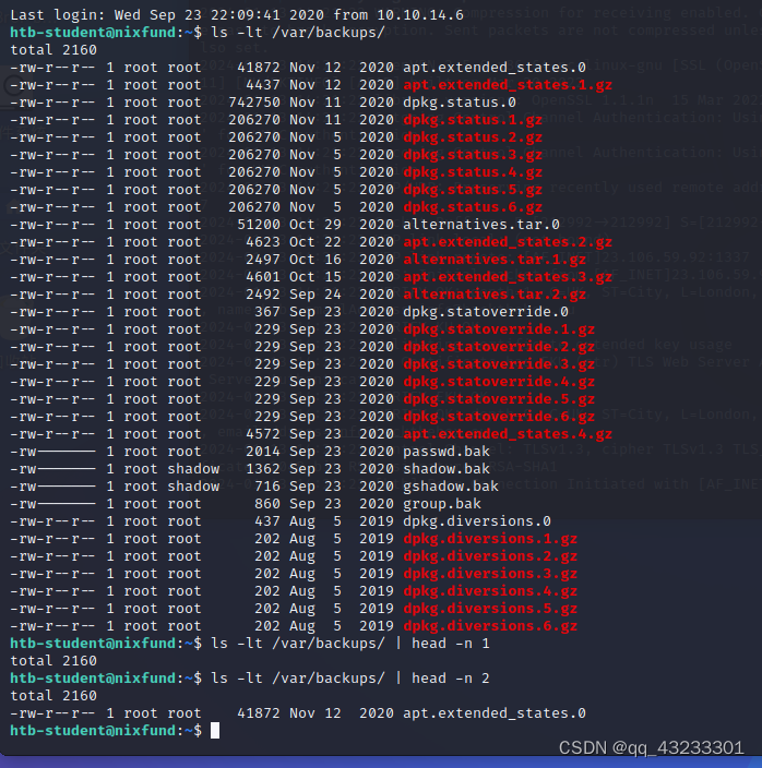 hackthebox 学院 -LINUX 基础知识-LINUX FUNDAMENTALS 模块03-使用文件和目录-Working with Files and Directories_htb ...