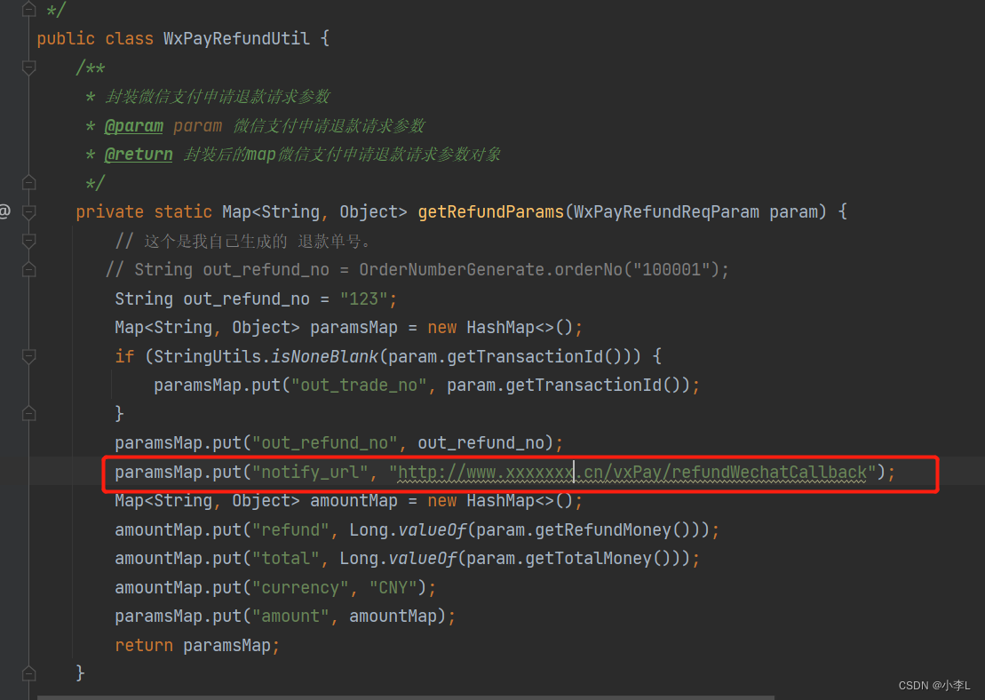 SpringBoot 整合微信支付V3，微信小程序支付 jsapi支付和退款的Demo。（简单修改即可使用）_微信jsaip支付 回调demo-CSDN博客