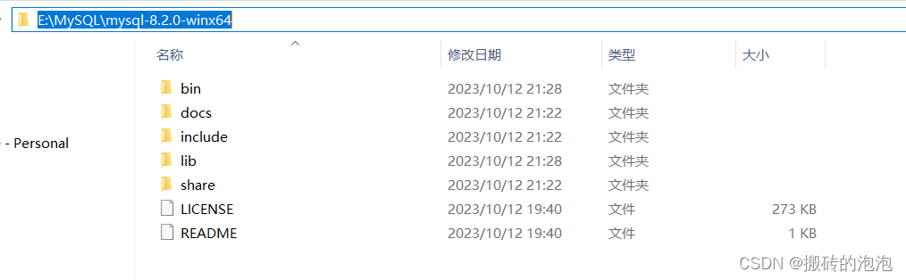 Win 10 MySQL 详细安装教程（版本：8.2.0 Innovation）_mysql winons安装-CSDN博客