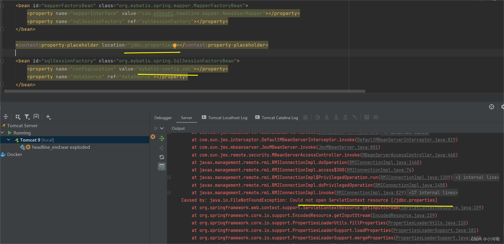 Could Not Open Servletcontext Resource Jdbcproperties 与 Mybatis Configxml Csdn博客