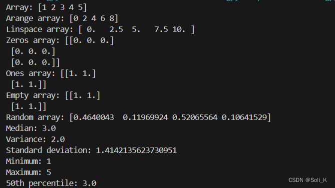 使用NumPy进行统计分析_numpy 统计-CSDN博客