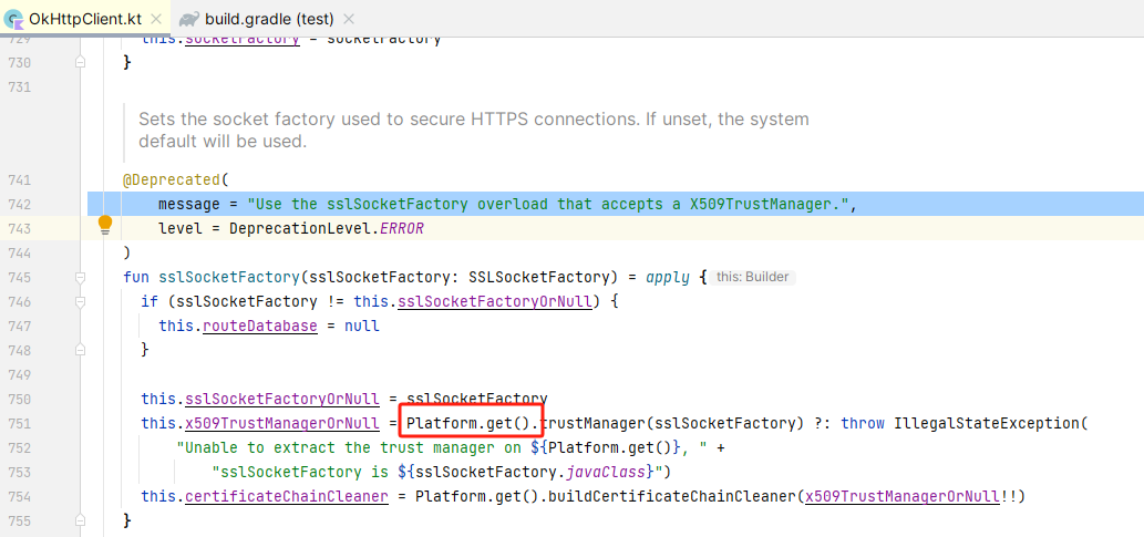 使用okhttp3,提示【clientBuilder.sslSocketFactory(SSLSocketFactory) not supported on JDK 9+】-CSDN博客