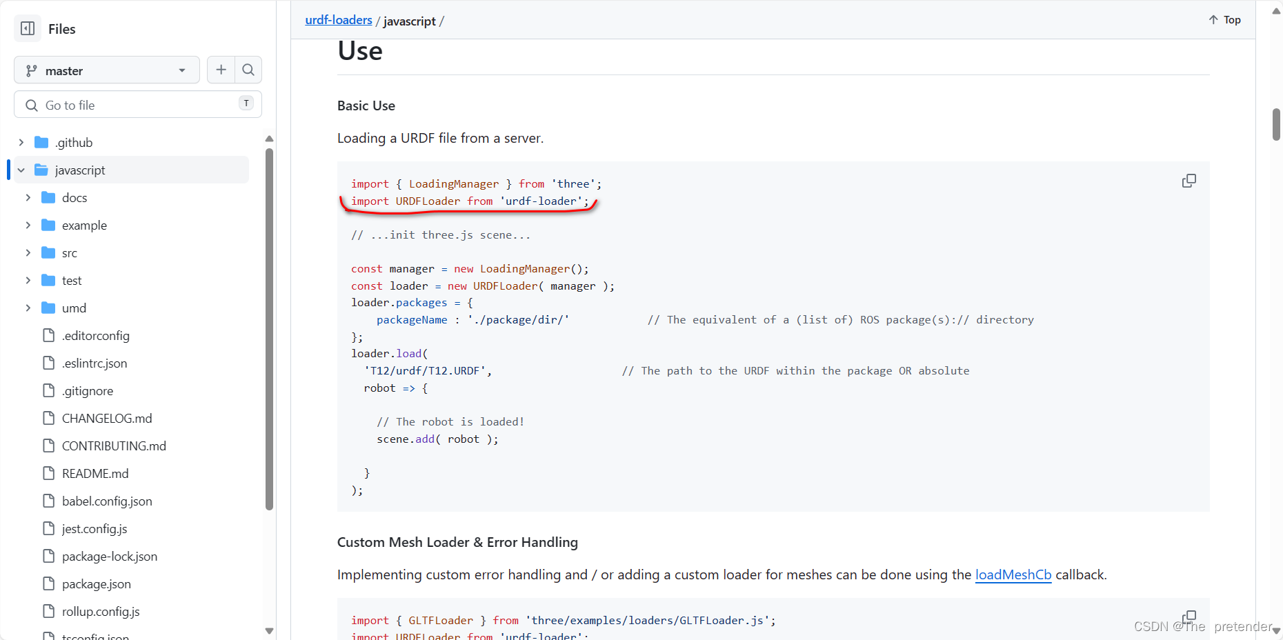 Vue实现利用Three.js导入URDF机械臂模型并控制其运动记录_js-ulbotics模型-CSDN博客
