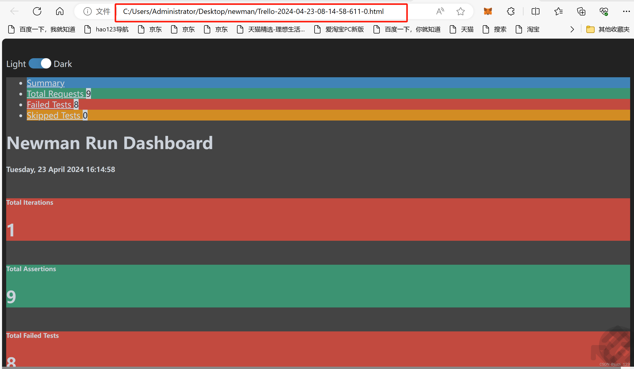 newman的使用_对于导入用例参数执行的如何用newman-CSDN博客