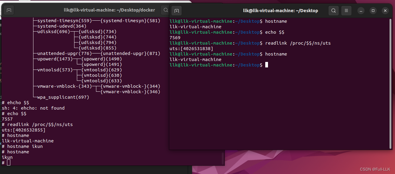 从零自制docker-2-【UTS Namespace】（UTS Namespace unshare命令和unshare系统调用 root用户没有普通用户go命令的解决 使用sudo go ...