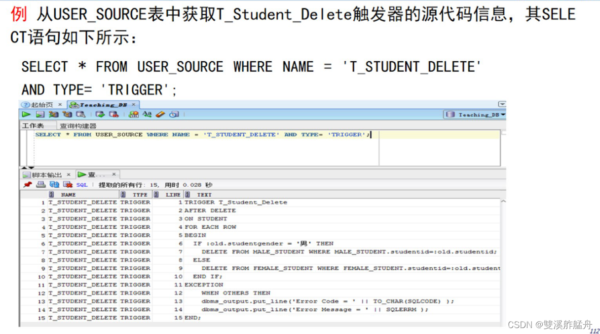 Oracle第四章plsql——存储过程，触发器plsql触发器存储过程 Csdn博客