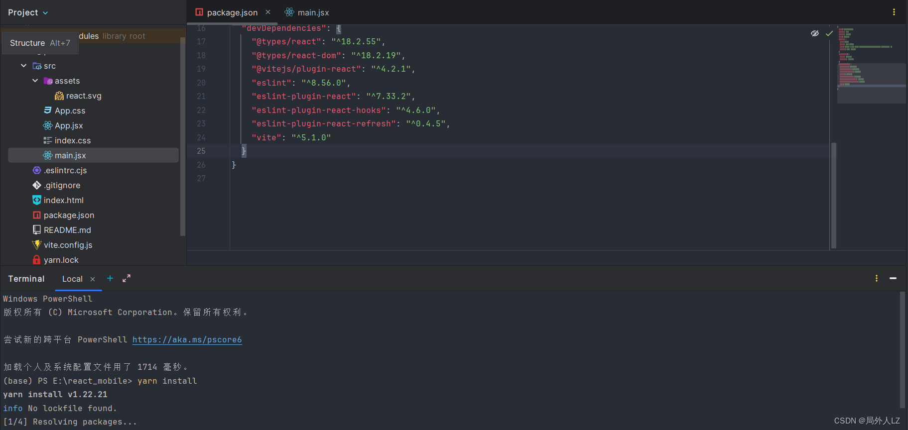 react移动端项目构建，react+react_vant+vite+axios+redux+sass_react-vant-CSDN博客