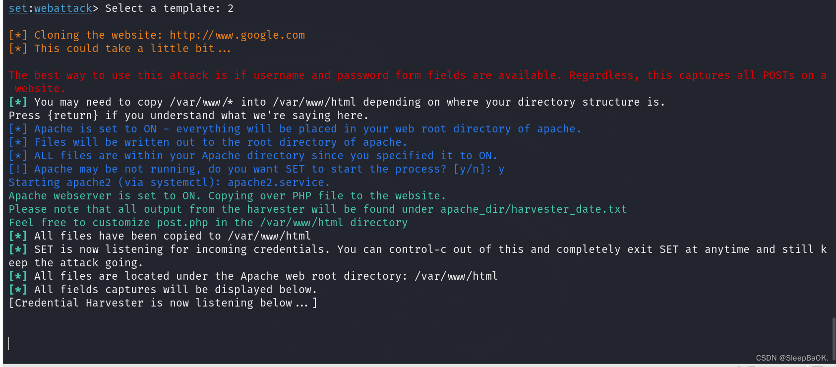 社会工程攻击——setoolkit使用-CSDN博客