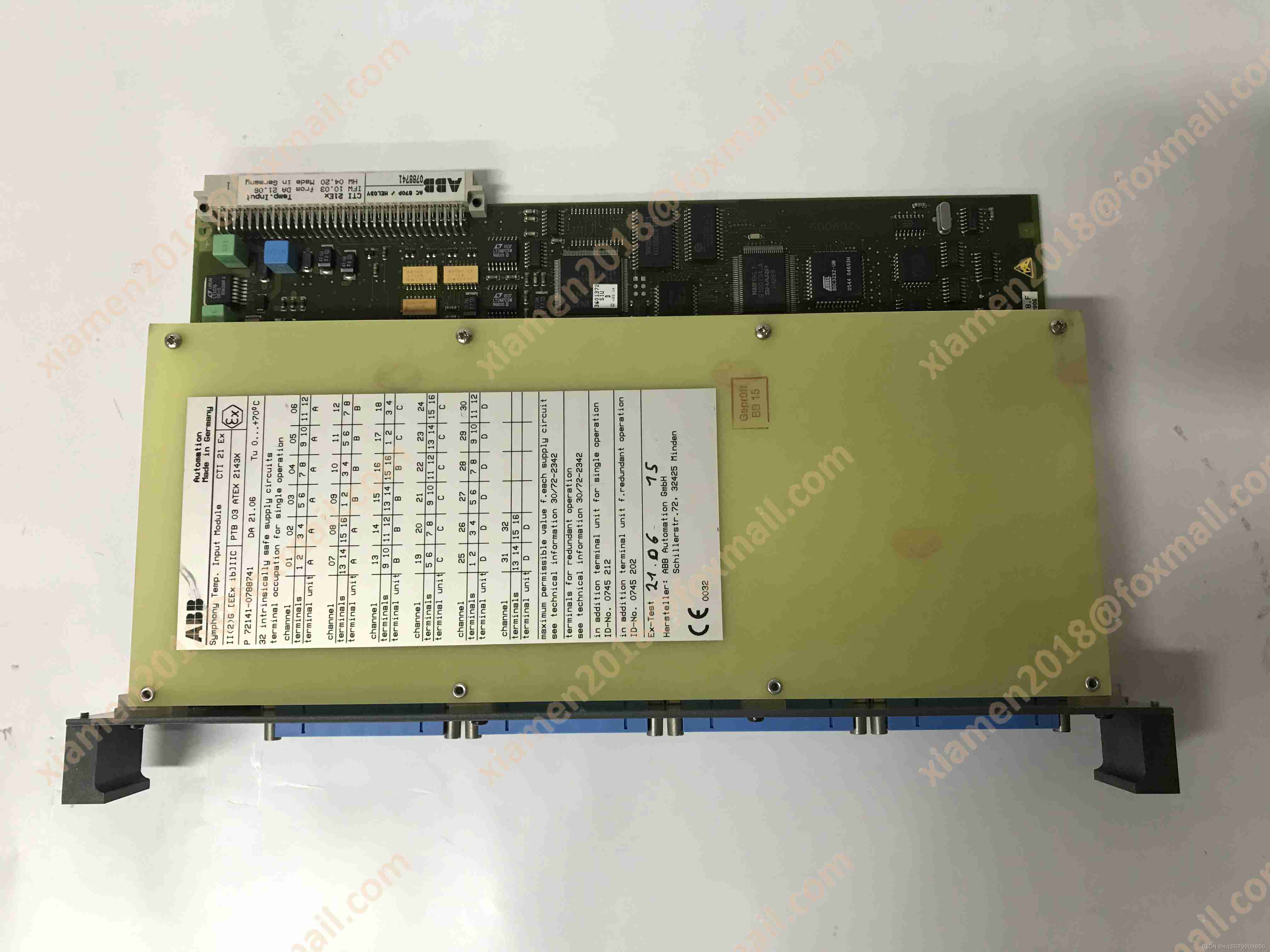 ABB 3BDH000741R1 CTI 21-P Ex 电压测量模块-CSDN博客