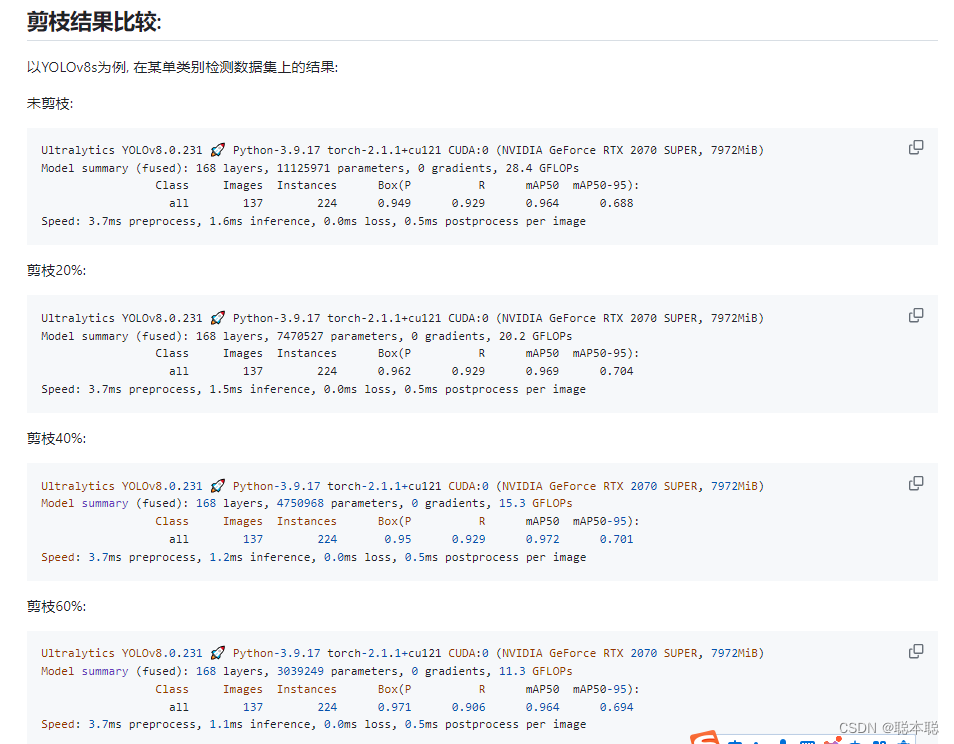 基于BN层+L1正则的YOLOv8的剪枝(原创)_向yolo 8 中加入l1正则化-CSDN博客