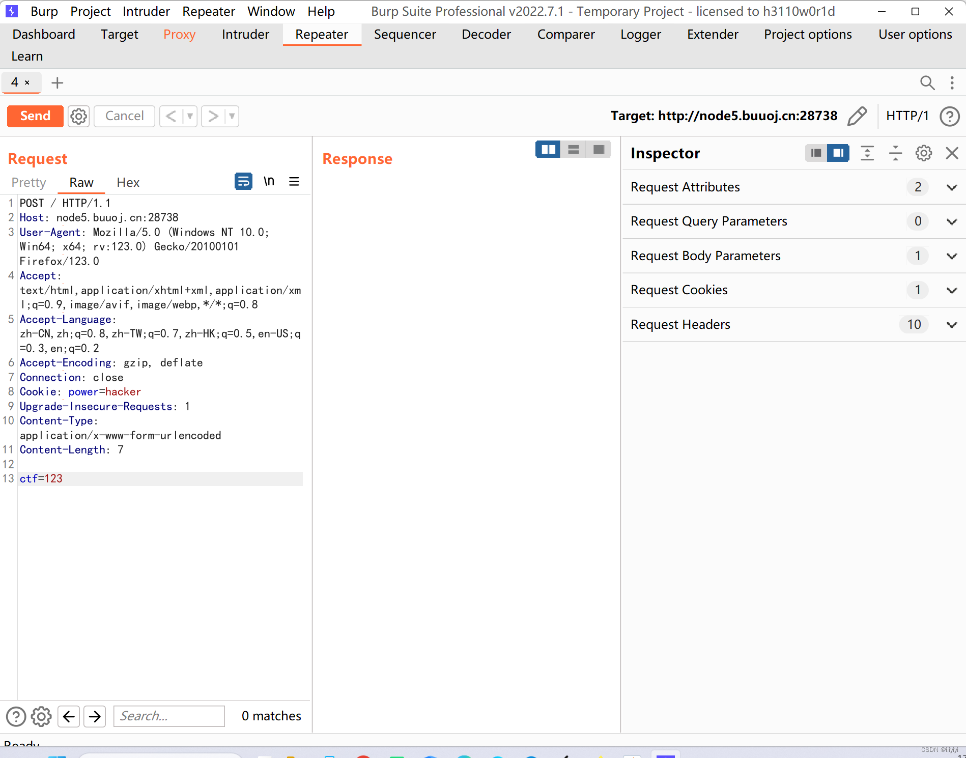 BUUCTF:NewStarCTF 2023_buuctf-[newstarctf 2023 公开赛道]begin of http-CSDN博客