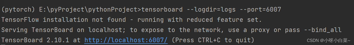 PyCharm中TensorBoard的安装和使用_tensorboard安装-CSDN博客