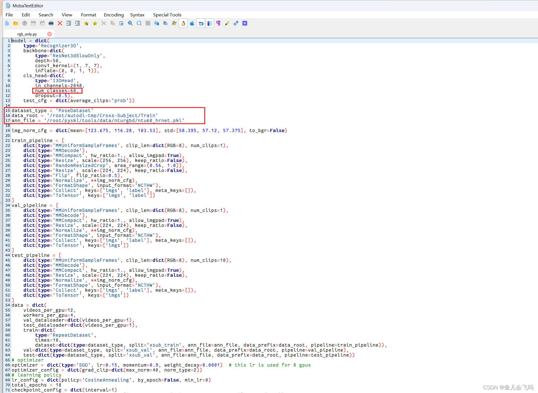 NTU RGB+D数据集如何进行训练_ntu rgb+d 60-CSDN博客