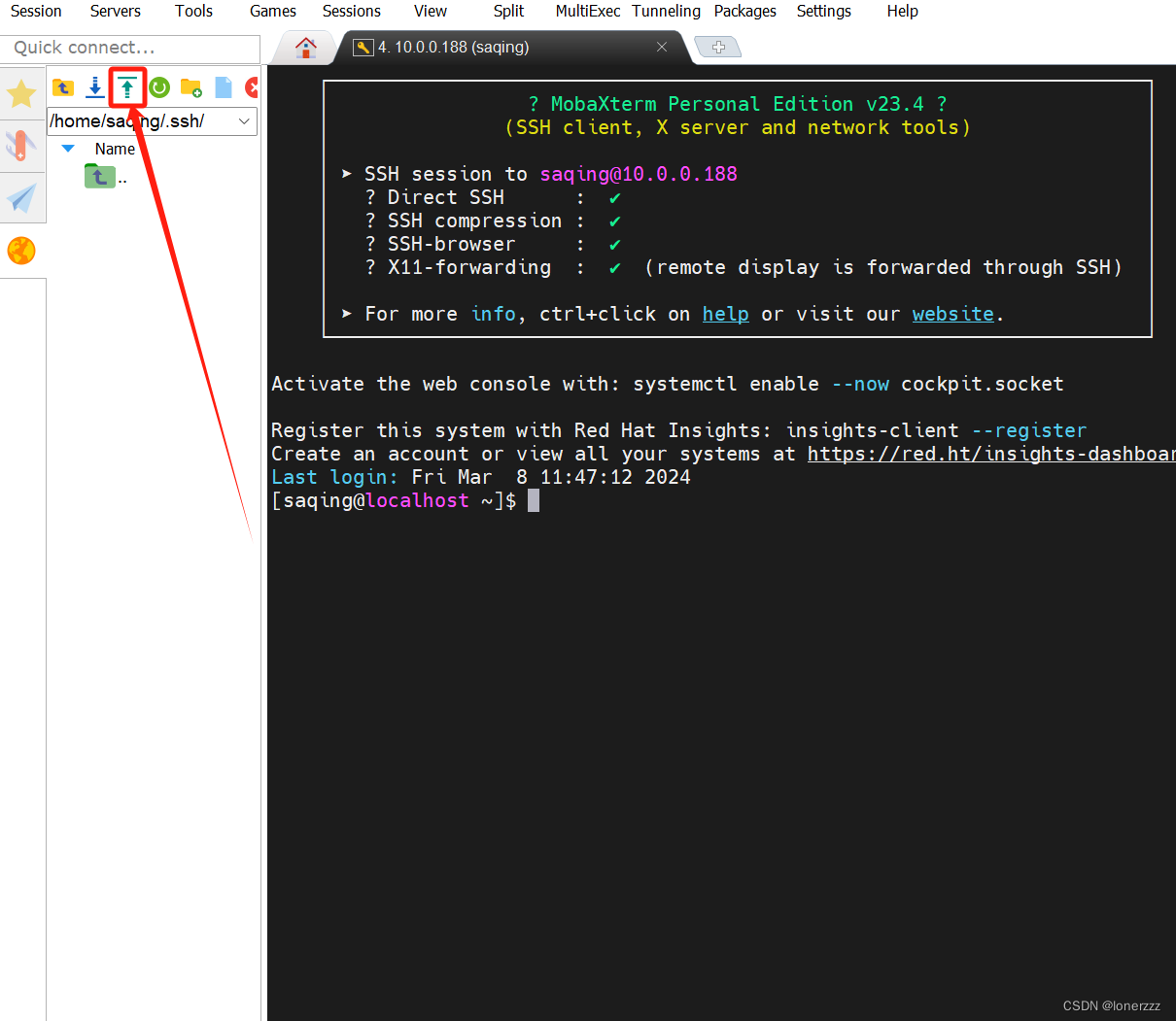 Redhat9.0 SSH远程连接MoxbaXterm_redhat9 开启ssh远程配置-CSDN博客