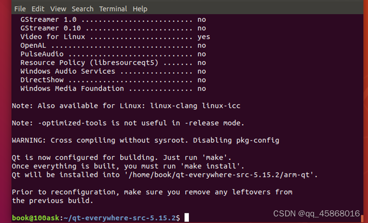 嵌入式linux——QT-ARM环境搭建_嵌入式 linux qt-CSDN博客