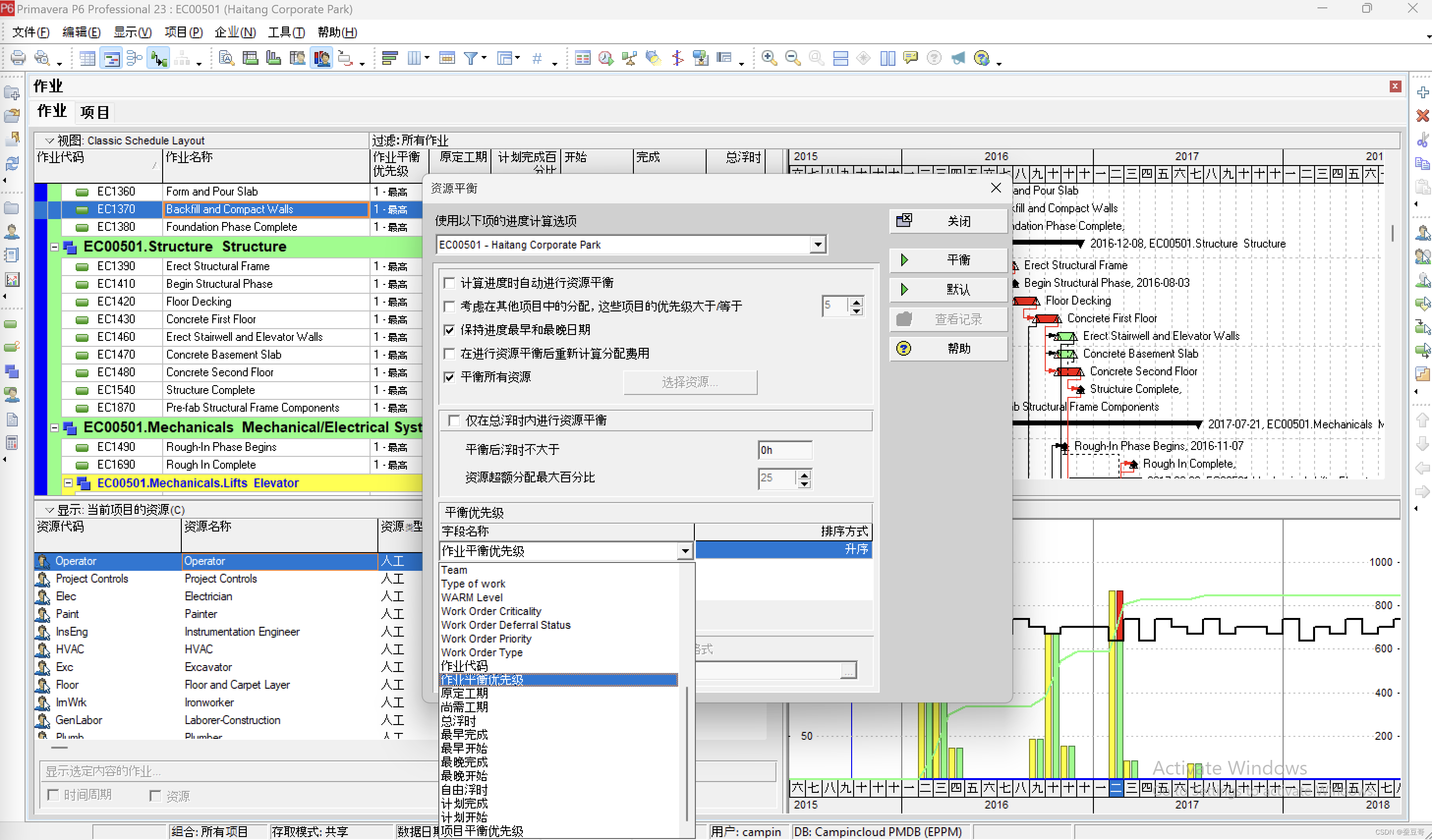 P6技巧：关于项目管理中的资源平衡(Resource leveling)_p6管理方案-CSDN博客