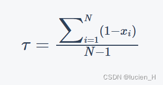 Tau (Tau index score) 计算_tau index analysis-CSDN博客