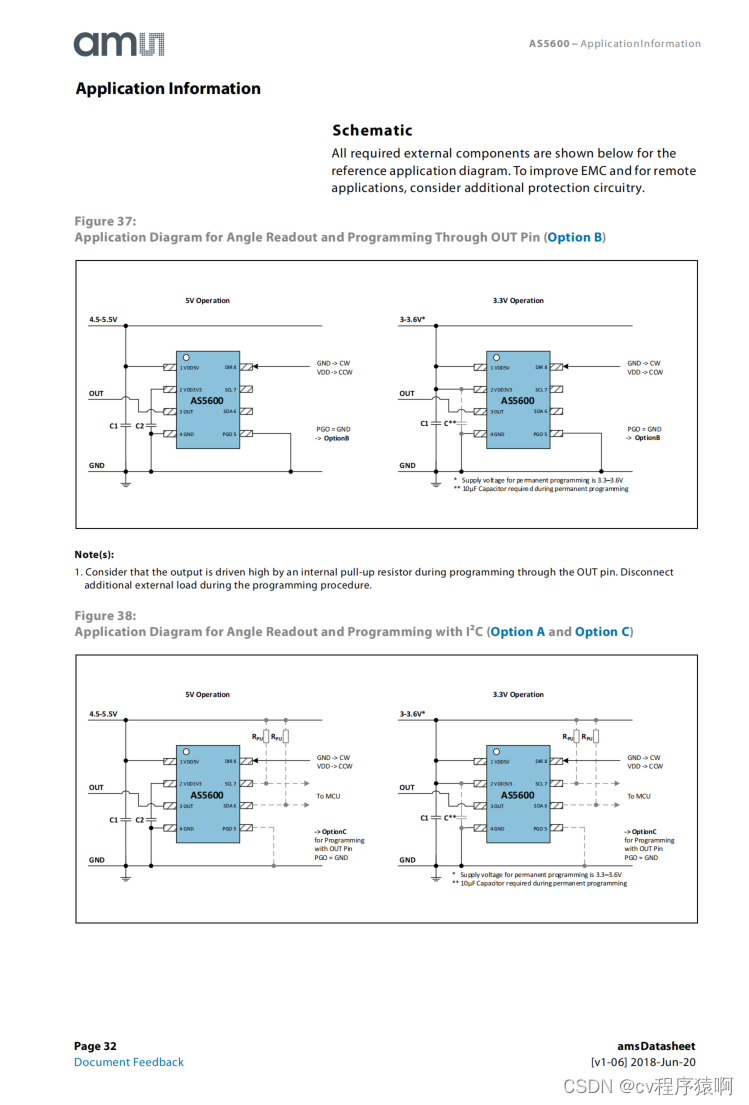 AS5600中文芯片数据手册（中文翻译）_as5600磁编码器中文手册-CSDN博客