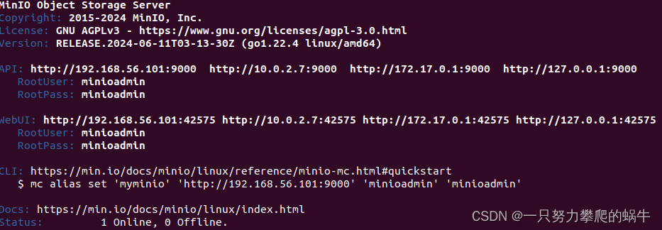 Ubuntu 20.04安装minio并设置自启动_ubuntu安装minio并设置开机自启动-CSDN博客