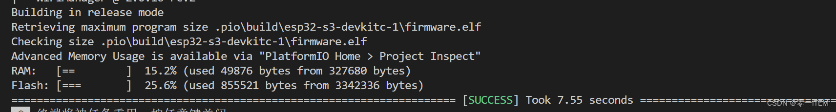 在PlatformIO中配置 ESP32的分区表_esp32 platformio 分区表-CSDN博客
