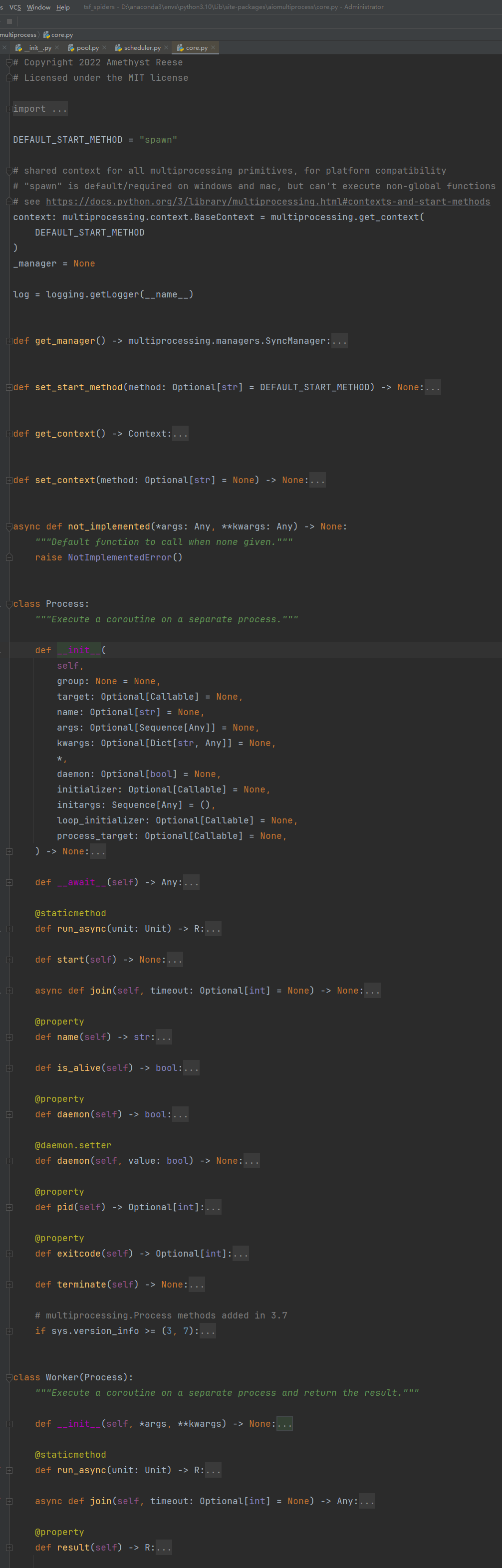 Python 多进程：multiprocessing、aiomultiprocess(异步多进程)-CSDN博客
