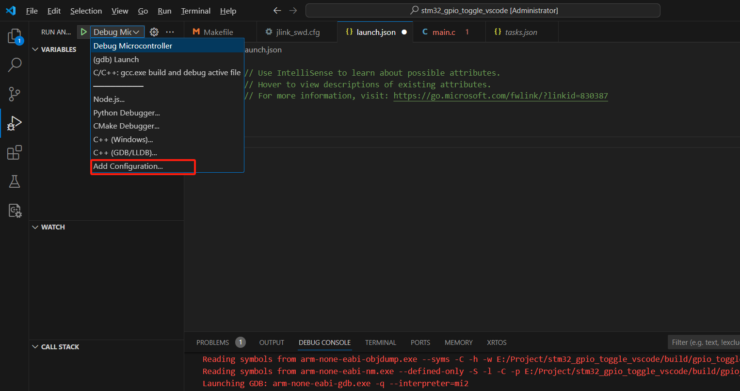 Jlink+OpenOCD+STM32 Vscode 下载和调试环境搭建_openocd jlink-CSDN博客