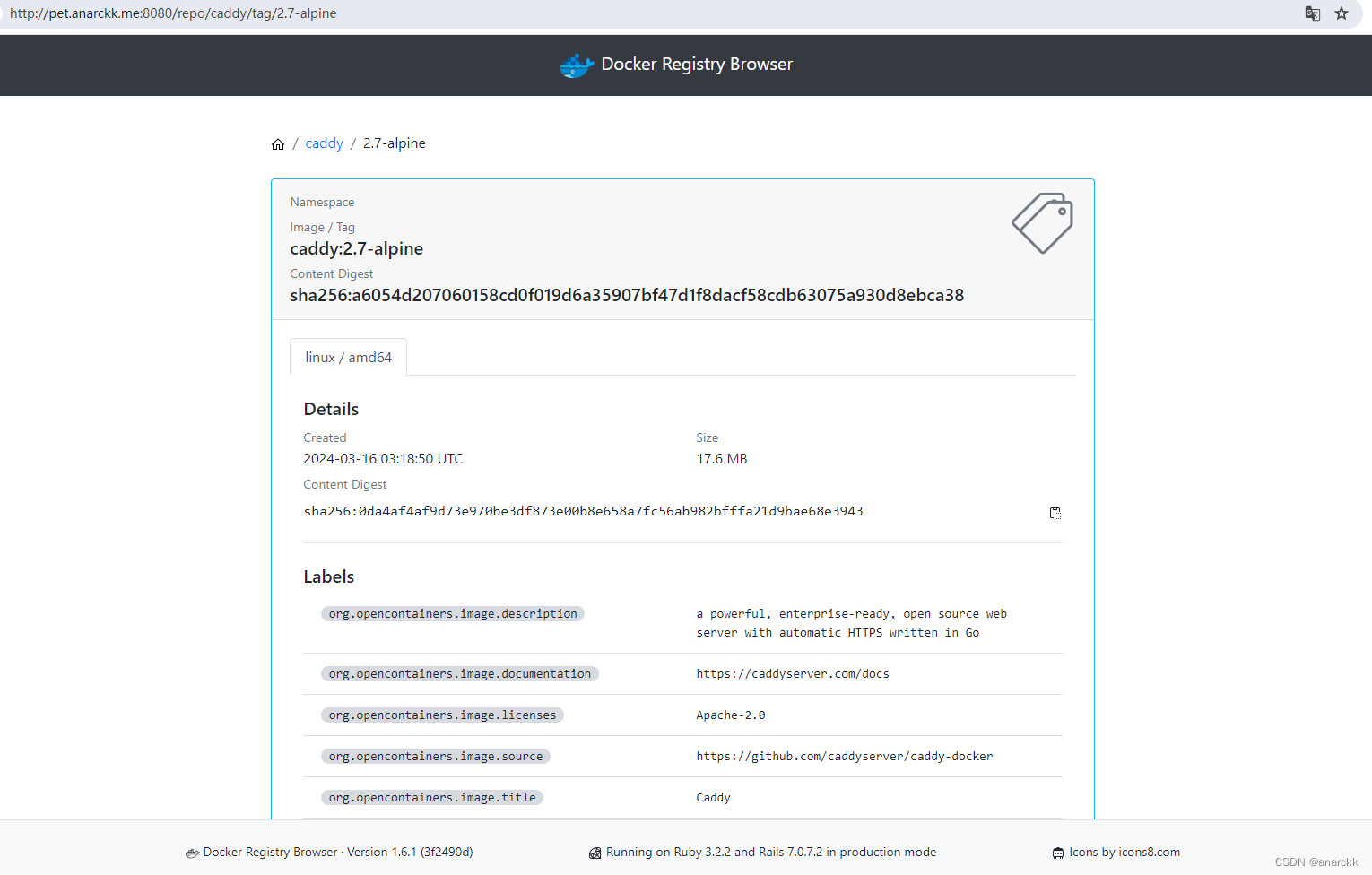 用docker-compose搭建registry镜像仓库和可视化工具registry-browser_docker镜像仓库 可视化-CSDN博客