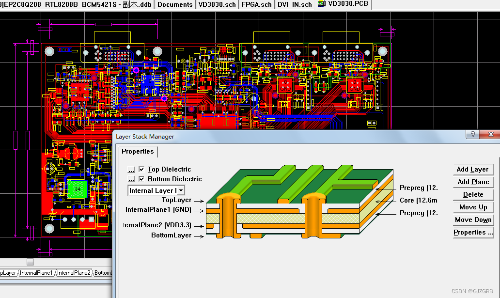 EP2C8Q208_RTL8201CL_(Dual link DVI) Hubprotel硬件原理图+PCB文件+FPGA源码_dvi duallink 电路图-CSDN博客