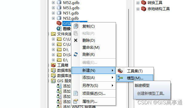 GIS之arcgis系列01：模型构建器实现批量GDB转shp模型_arcgisgdb转换成shp-CSDN博客