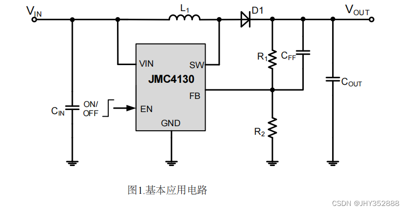 JMC4130是一个升压转换器。其1.23V反馈电压降低了功率损耗并提高了效率。优化的工作频率可以满足LC滤波器值小、工作电流小、效率高的要求 ...
