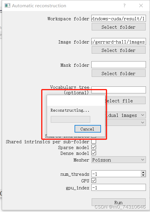 一份colmap tutorial的阅读笔记（更新中）——Windows版本_colmap windows-CSDN博客