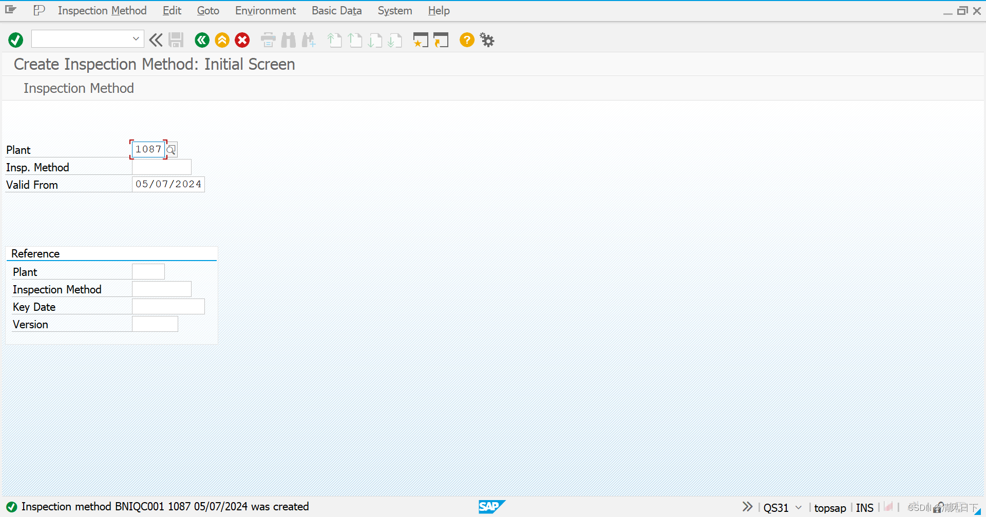 11 SAP集成测试-成品销售业务主线-主数据维护(QM模块-QP01检验计划)_sap 维护检验计划-CSDN博客