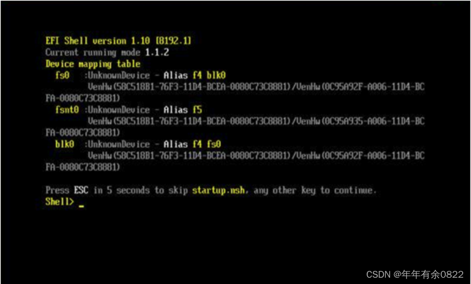 UEFI BIOS之Shell常见功能汇总_uefi shell-CSDN博客