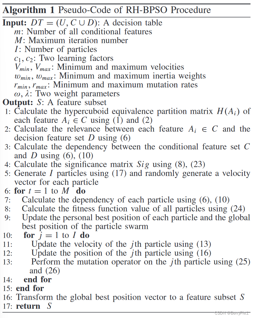 [文献阅读]Large-Scale Meta-Heuristic Feature Selection Based on BPSO Assisted Rough Hypercuboid ...