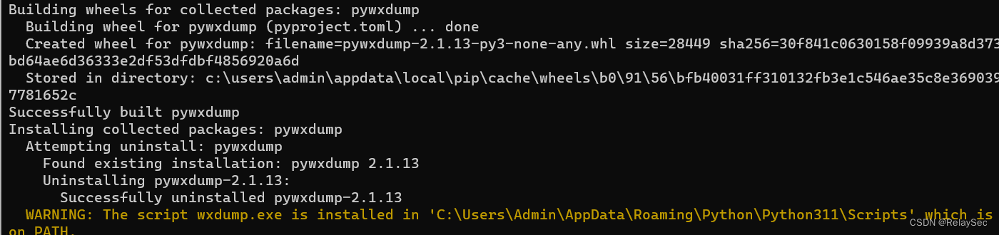 微信提取聊天记录_pywxdump-CSDN博客