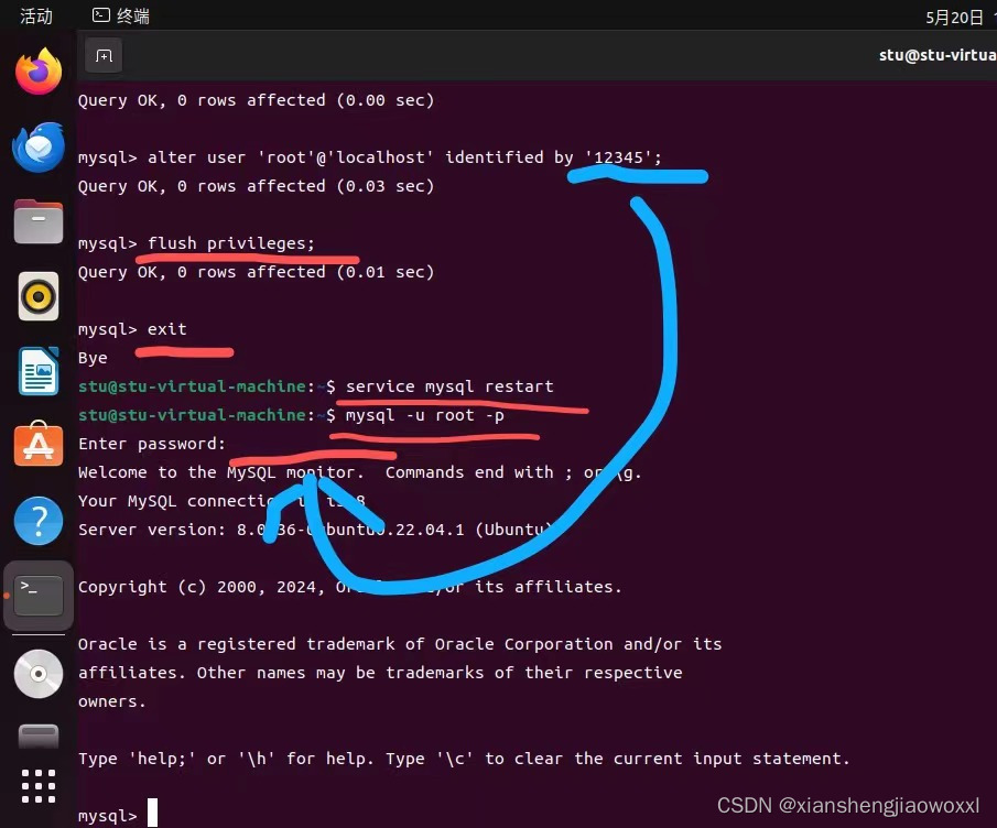 虚拟机ubuntu中的mysql错误error 1698 28000 Access Denied For User ‘root‘‘localhost‘新装的mysql 0496
