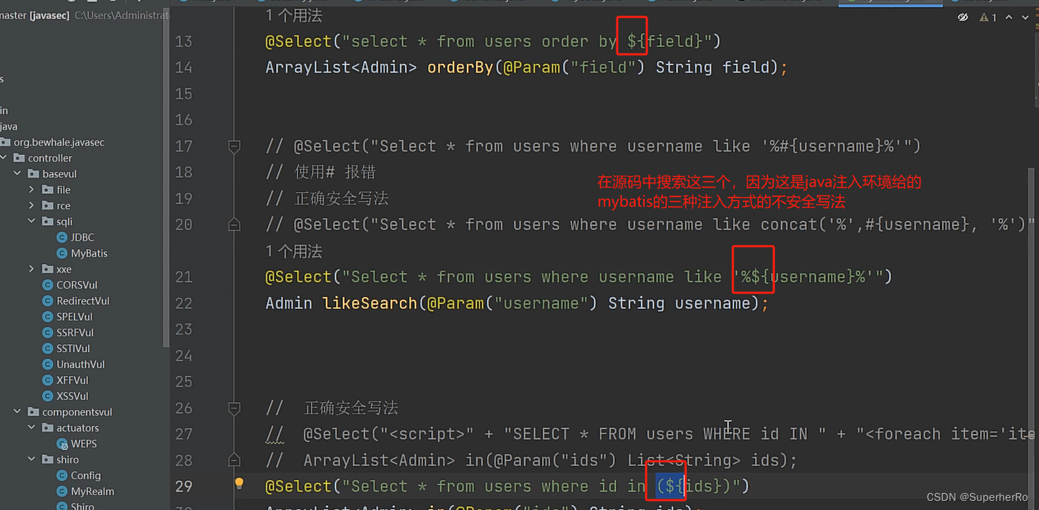 WEB攻防-Java安全&SPEL表达式&SSTI模版注入&XXE&JDBC&MyBatis注入_spel注入攻击-CSDN博客