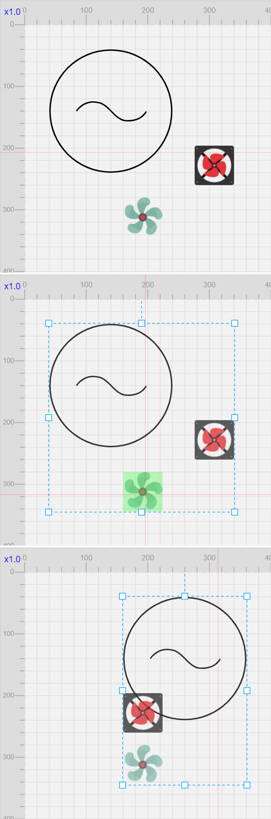 前端使用 Konva 实现可视化设计器（11）- 对齐效果_konva vue3 stage里的元素 布局排序 水平 垂直-CSDN博客